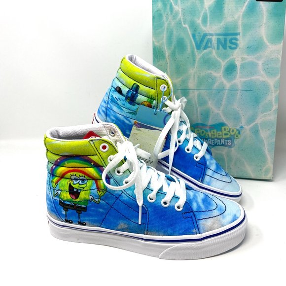 Vans | Shoes | Vans Spongebob Squarepants Collaboration Sk8hi Blue Mens ...